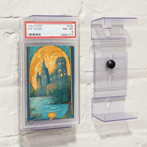 Comic Book Wall Mount Display Invisible Card Collection Stand Beautiful ...