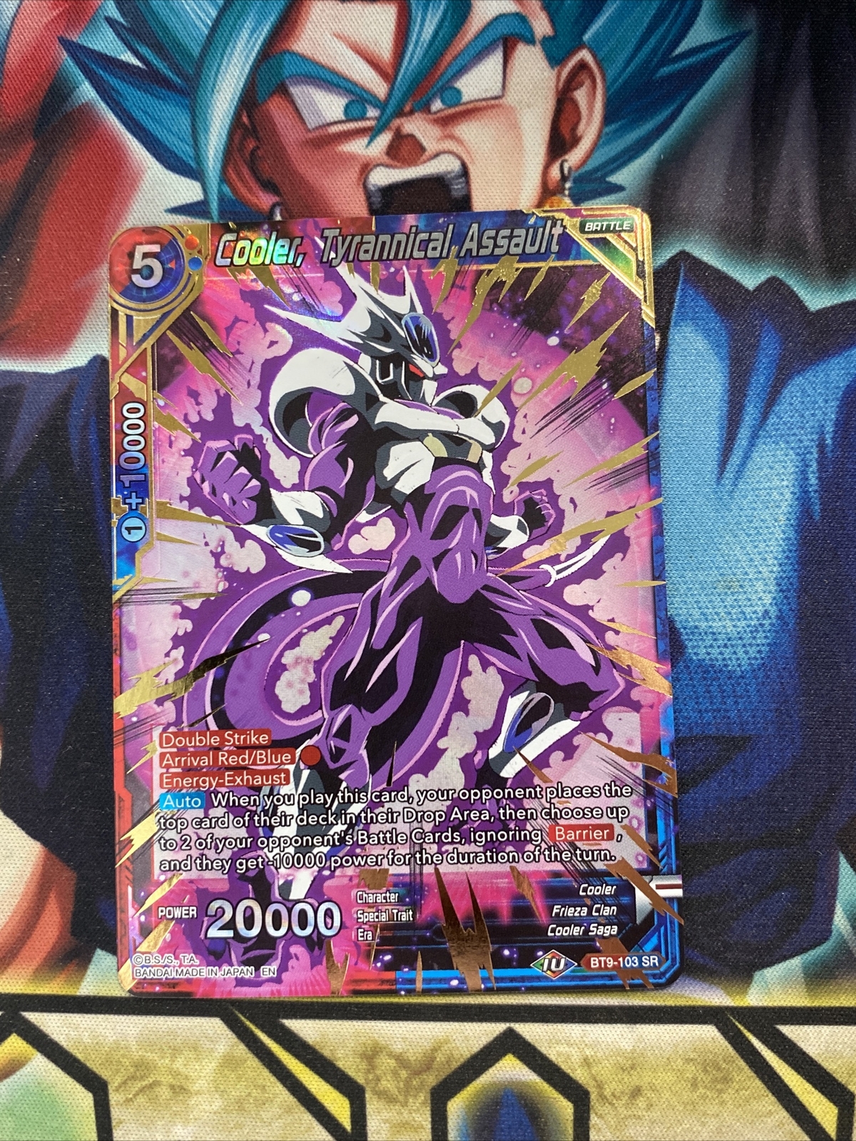 Cooler Tyrannical Assault BT9-103 SR Dragon Ball Super Card Game TCG | eBay