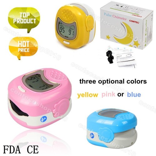 CONTEC CMS50QA LCD Children Spo2 Pulse Oximeter Finger Tip Rechargable FDA CE | eBay