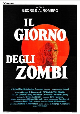 Affiche / Poster Italian 140x195 cm "Day of the dead" Zombie / George ...