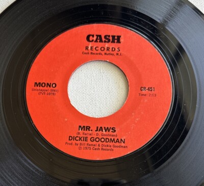 DICKIE GOODMAN MR JAWS #451 CASH RECORDS 1975 FUNK / NOVELTY 45RPM | eBay