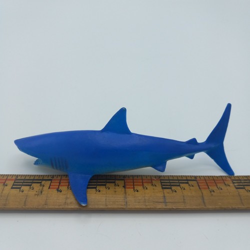 Realistic Blue Shark Figure Nature World Toy Sea Ocean Life | eBay