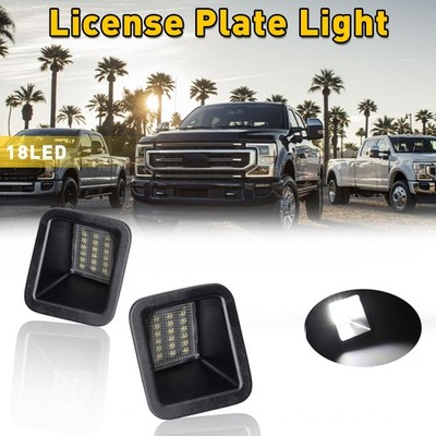 For 2017-22 F250 F350 Super Duty Bright LED White License Plate Light ...