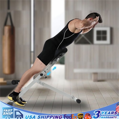 Roman Chair Hyperextension Bench 5 Levels Adjustable Roman Chair Back ...