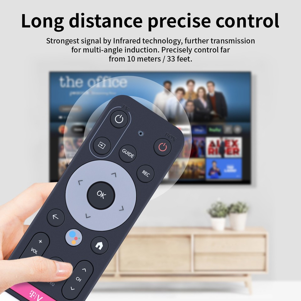 New TVision Remote For TVision HUB Google TV Replacement Remote Control ...
