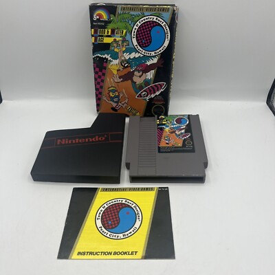 T&C T C Surf Designs Wood & Water Rage Nintendo NES CIB Complete In Box ...