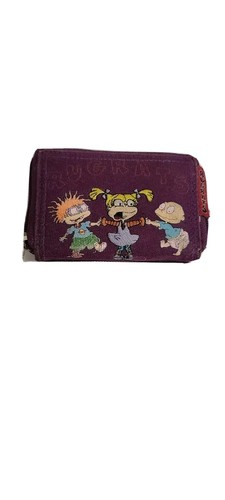 Vintage Nickelodeon Rugrats Full Zip Coin/Card Wallet - Gem