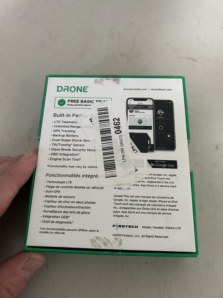 Firstech Drone Mobile X1MAX-LTE Telematics GPS Alarm Module TILT Drone ...