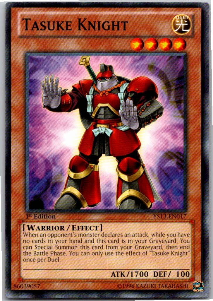 Yugioh Yu-Gi-Oh Tasuke Knight YS13-EN017 1st Edition V for Victory | eBay