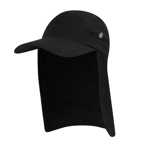 Unisex Fishing Hat Sun Visor Cap Sun Protection with Ear Neck Cover ...