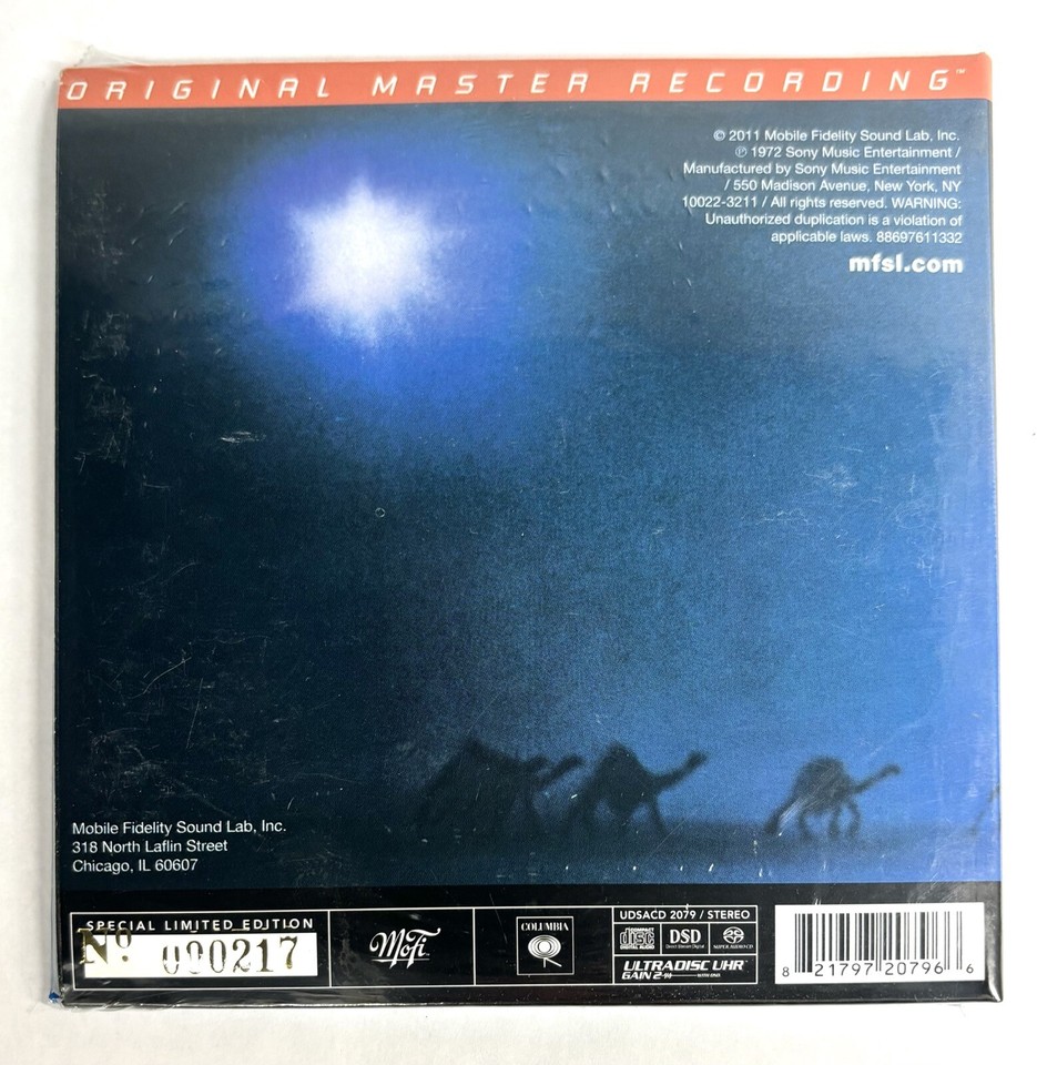 Santana Caravanserai - New Sealed MoFi MFSL CD SACD Hybrid DSD - Mobile ...