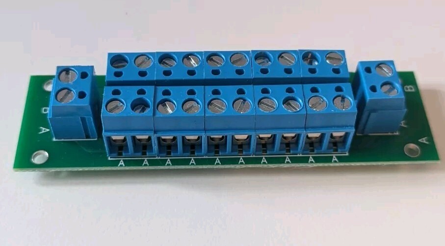 Power Distribution Board for DC, DCC and AC Grouped 2 channel 12 way ...