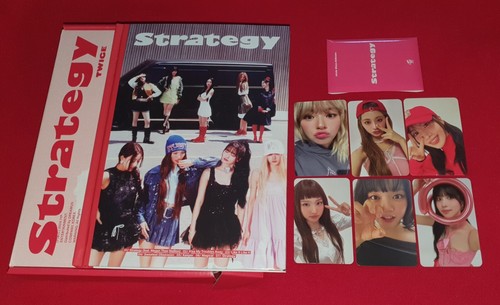 TWICE Album STRATEGY Step 1 Version CD Photocards Apple MUSIC Pob ...