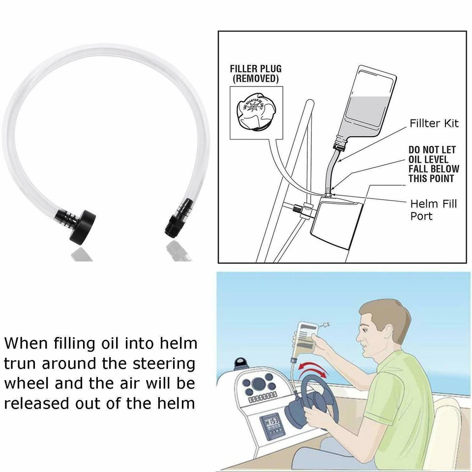 Boat Bleed Kit Filler Kit For Seastar Hydraulic Steering Systems ...