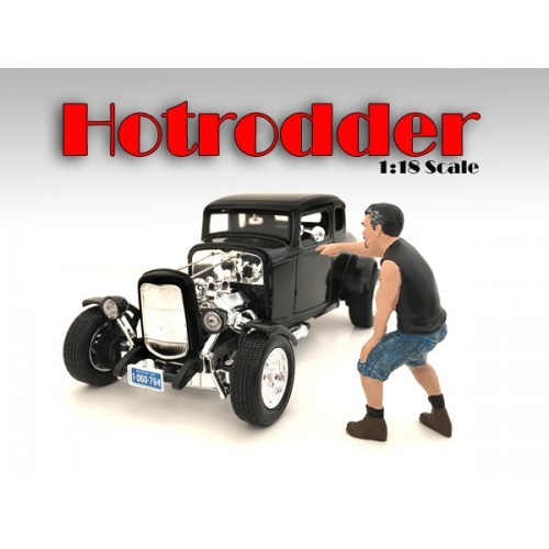 "HOTRODDERS" DEREK FIGURE FOR 1:18 SCALE MODELS BY AMERICAN DIORAMA ...