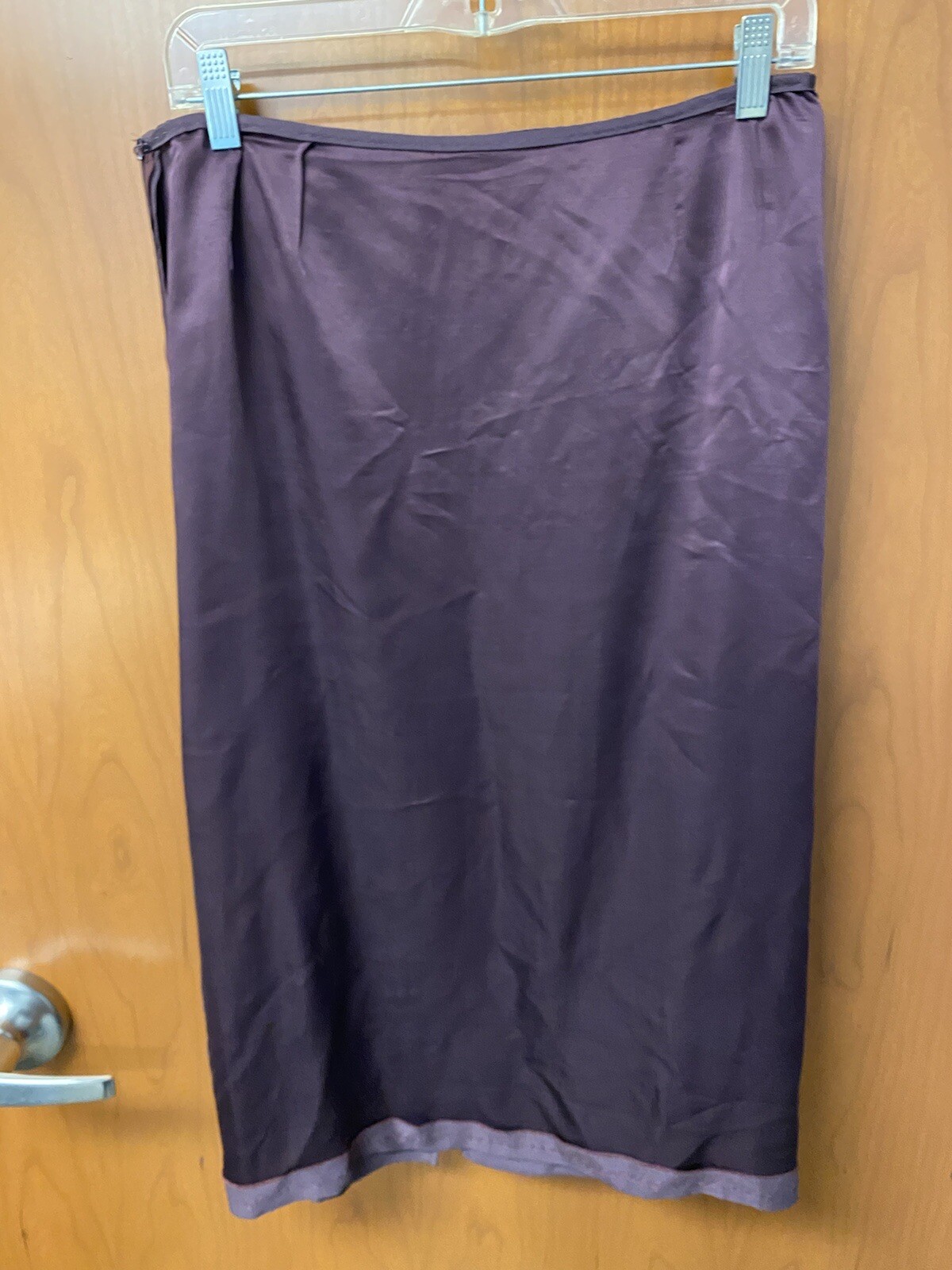 Max Mara Purple - Eggplant Skirt - 12 - Gem