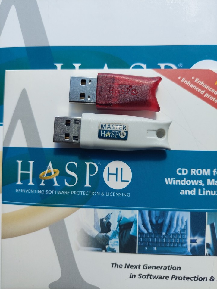 Aladdin Safenet Thales Kit, MASTER HASP HL, NET 10 Security Key, CD-ROM ...