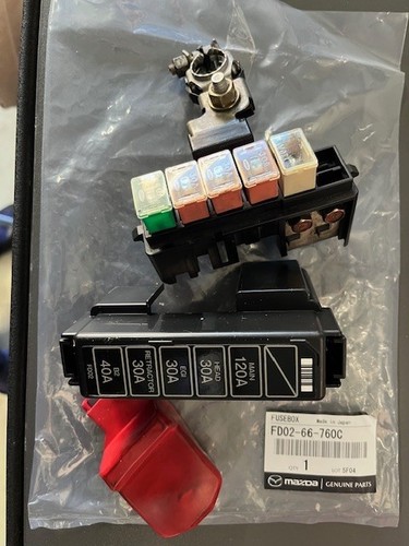 1993-2002 Mazda RX-7 Main Fuse Block & Battery Terminal OEM FD02-66 ...