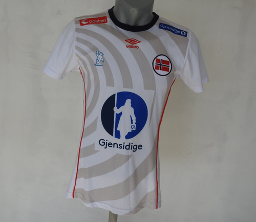 Norway Handball Away Jersey Umbro White Shirt Size Boys 36 / L Sport ...