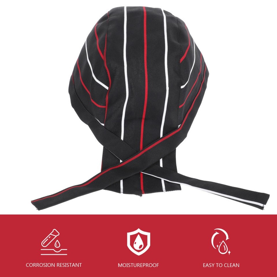 2 Pcs Hat Kitchen Cooking Chef Cap Catering Chefs Skull Caps for Men ...
