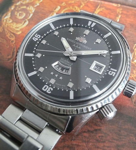 Orient King Diver Automatic Steve McQueen Model Vintage 30 Jewels Watch | eBay