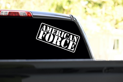 American Force Decal [No Background] Any Color Large AMERICAN FORCE ...