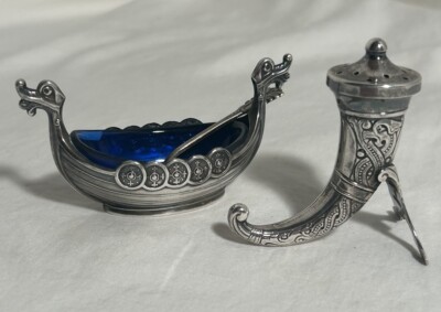 Salt Cellars - Viking Ship Salt