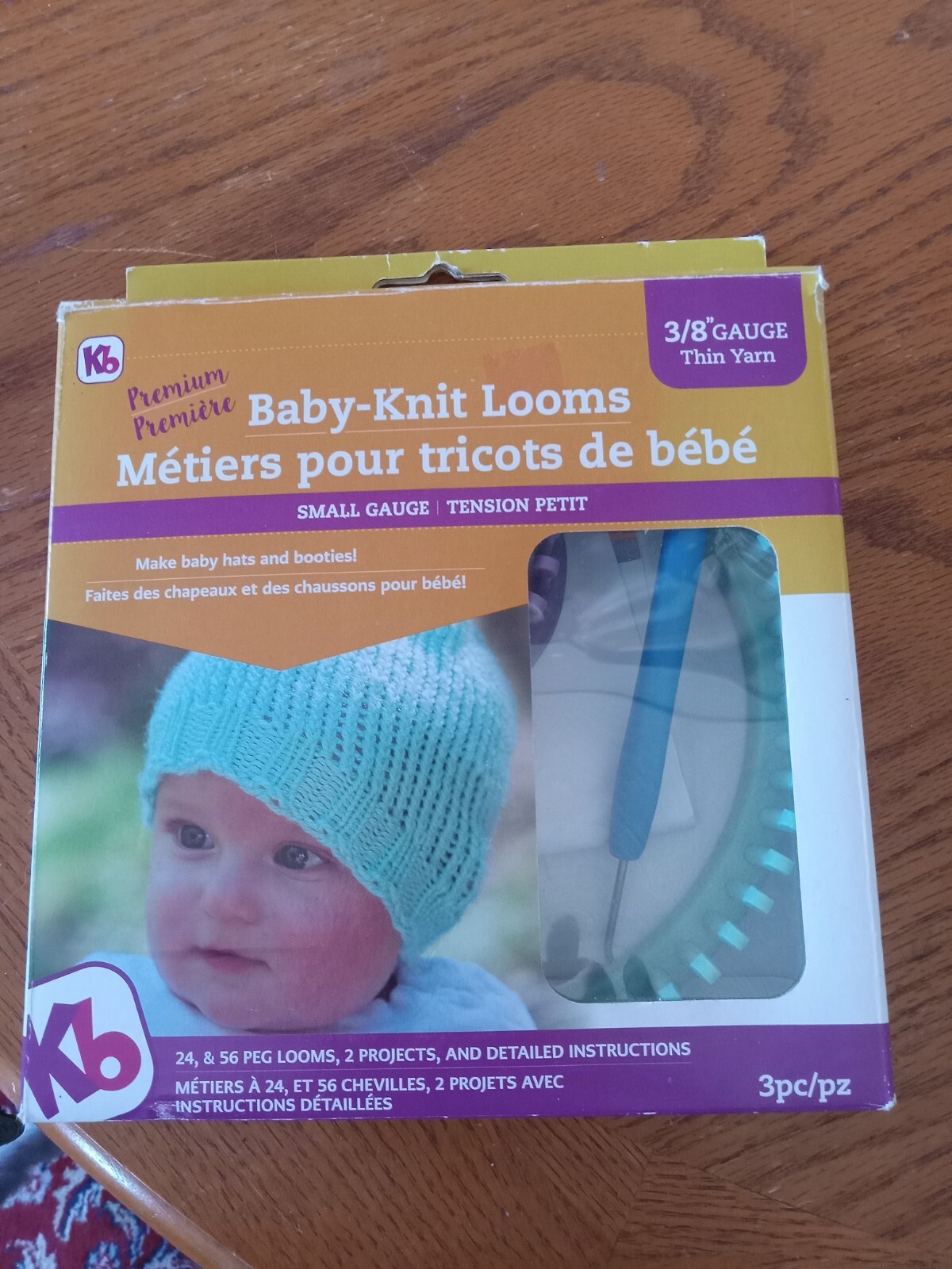 Authentic Knitting Board KB Baby Knit Looms, 3/8 Gauge | eBay