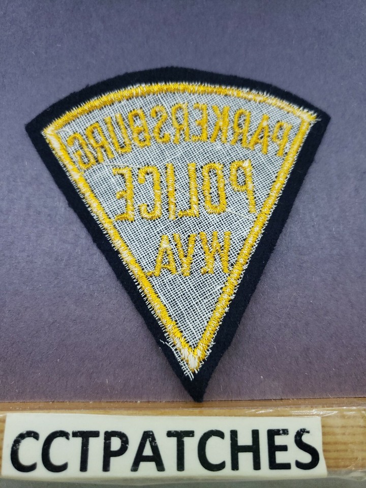 PARKERSBURG, WEST VIRGINIA POLICE FELT SHOULDER PATCH WV | eBay