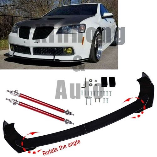 Front Bumper Lip Splitter For Pontiac GTO G8 G6 Spoiler Spoiler Strut ...