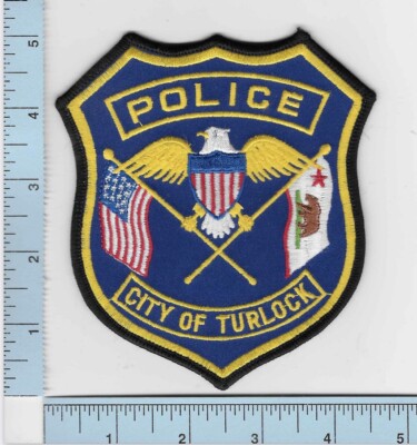 Turlock California Police Dept Shoulder Patch Vintage Obsolete New ...