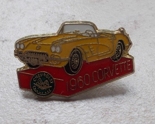 CHEVROLET CORVETTE 1960 Logo USA hat pin lapel tie tac hatpin pins ...