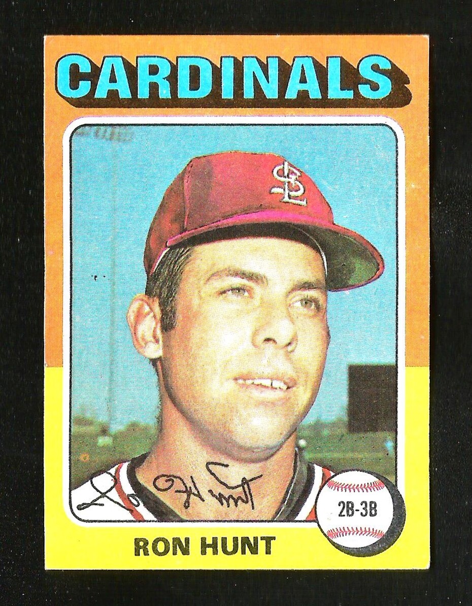 1975 Topps SET BREAK #610 RON HUNT ST LOUIS CARDINALS (SB1) | eBay