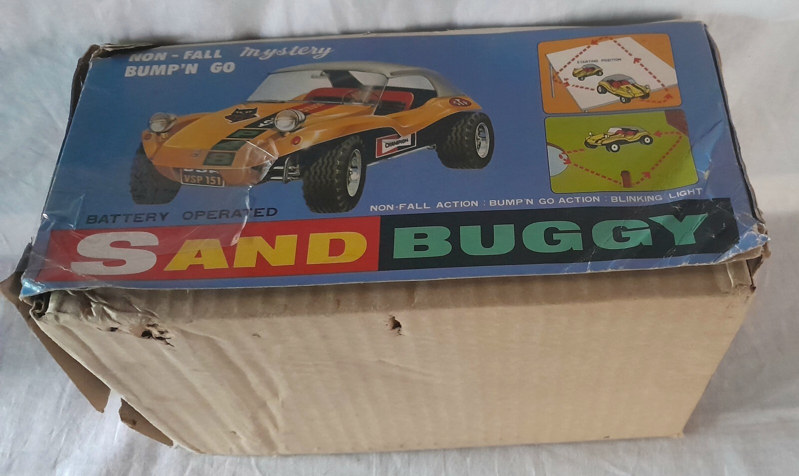Non-Fall Mystery Bump'N Go Sand Buggy Toy Model Car Vehicle In Original ...