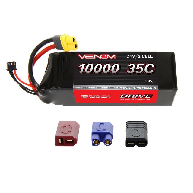 Axial Scx10 Deadbolt 35c 7.4v 10000mah Lipo Battery by Venom for sale ...