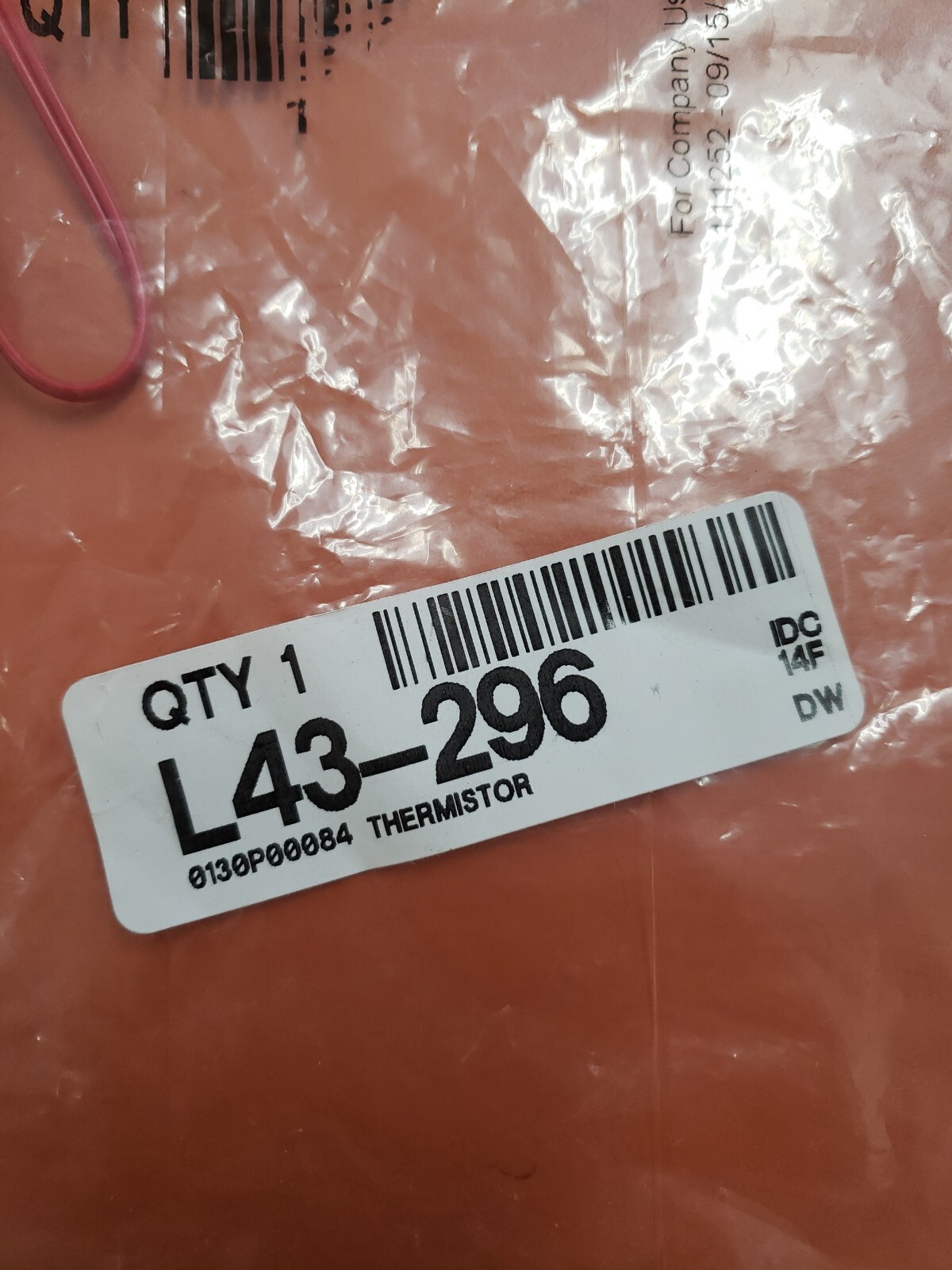 Goodman Amana 0130P00084 Red Thermistor .375 Clip (A2) | eBay