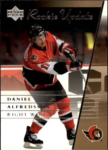 2002-03 Upper Deck Rookie Update - #69 Daniel Alfredsson for sale ...