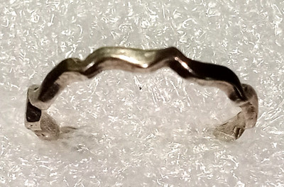 Vintage Danty Royal Silver Color Ring Size 3 Adjustable (baby or pinky ...