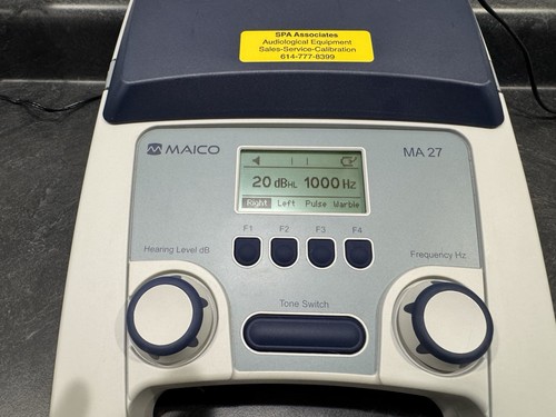 Maico MA-27 Portable Screening Audiometer w/ NEW Calibration ...