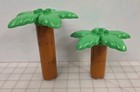 Lego DUPLO Palm Trees Leaves Brown Trunks Lot of 2 Jungle | eBay