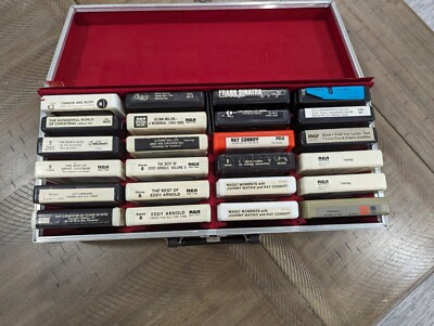 8 Track Tape Case With 24 Tapes In Great Shape | eBay