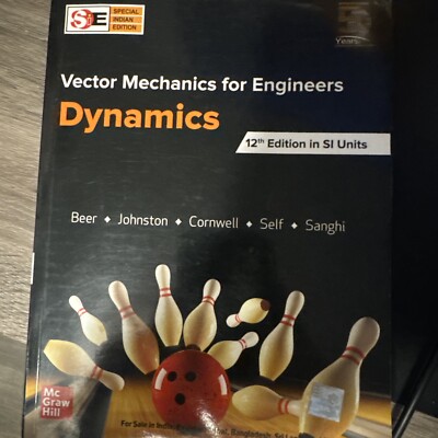 Vector Mechanics For Engineers Dynamics 12th Edition In SI units | eBay