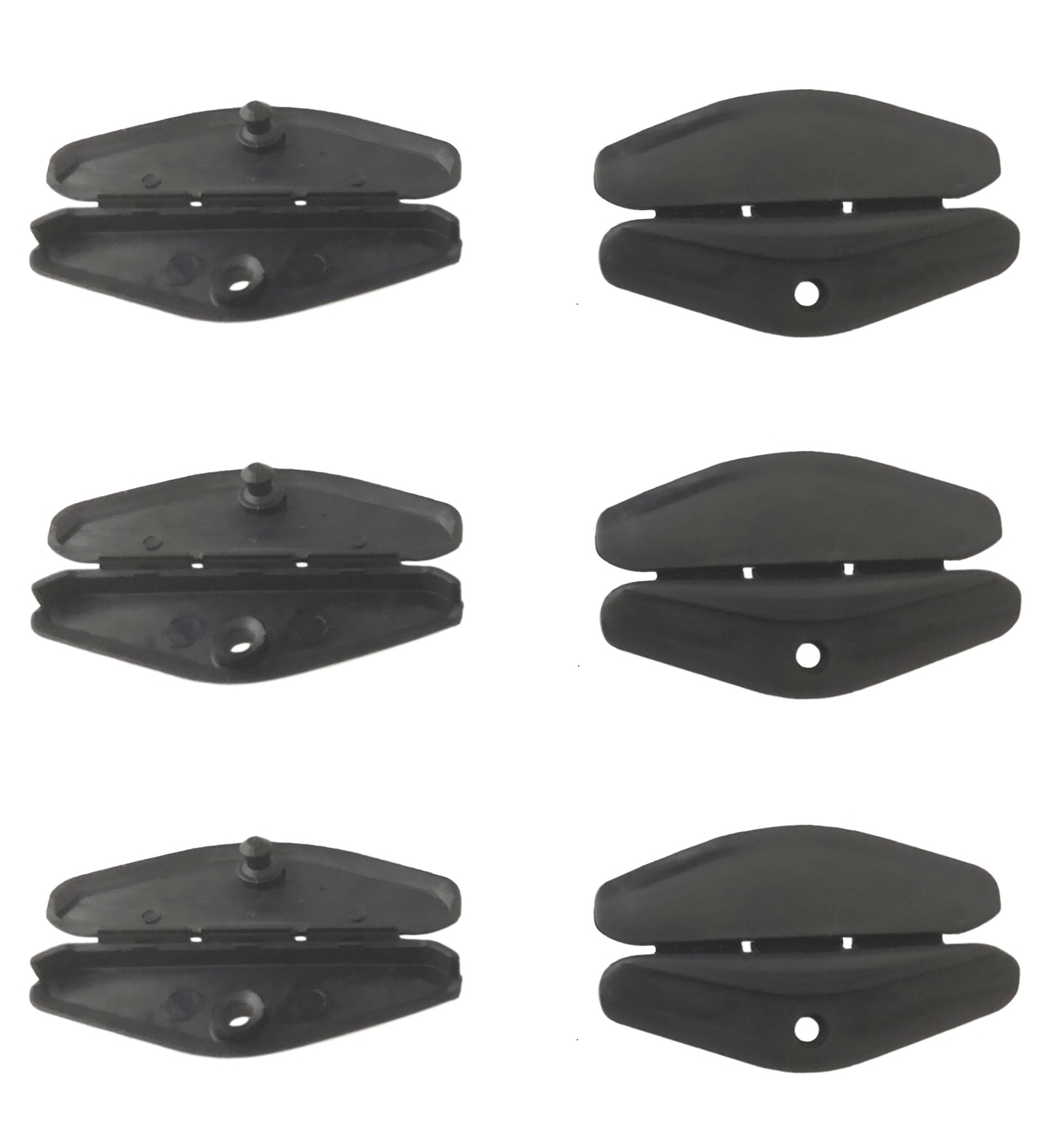 6 pcs of = WINDOW GUIDE Clips for GM CHEVROLET CADDY OLDSMOBILE BUICK ...