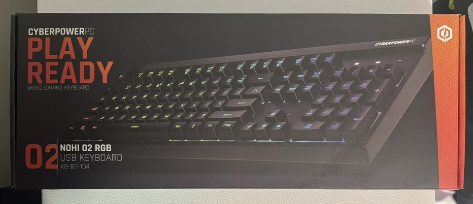 CYBERPOWER PC - NOHI 02 RGB Gaming Keyboard - LYRA 01 LED Mouse - NEW ...