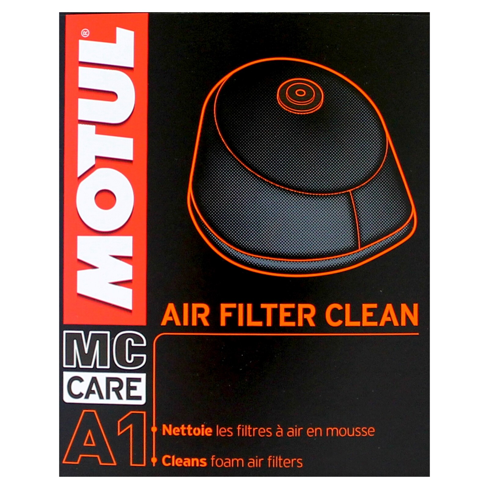 Motul MC Care A1 Air Filter Clean - Motorcycle Air Filter Cleaner - 5 ...