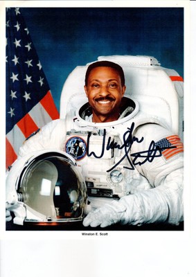 Winston E. Scott Signed 8x10 Autographed Photograph NASA Space ...