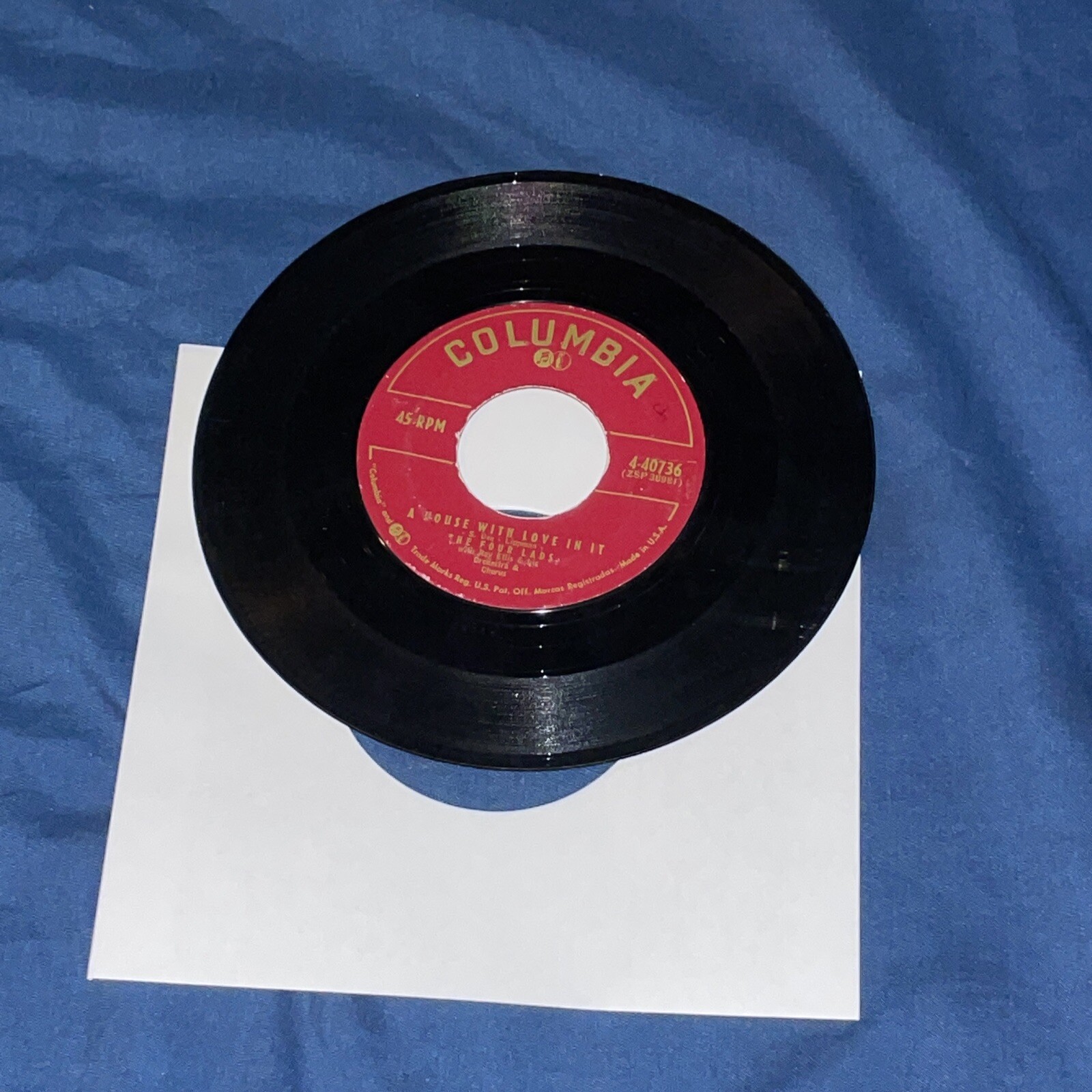 The Four Lads "The Bus Stop Song / A House With Love In It" 1956 4 ...