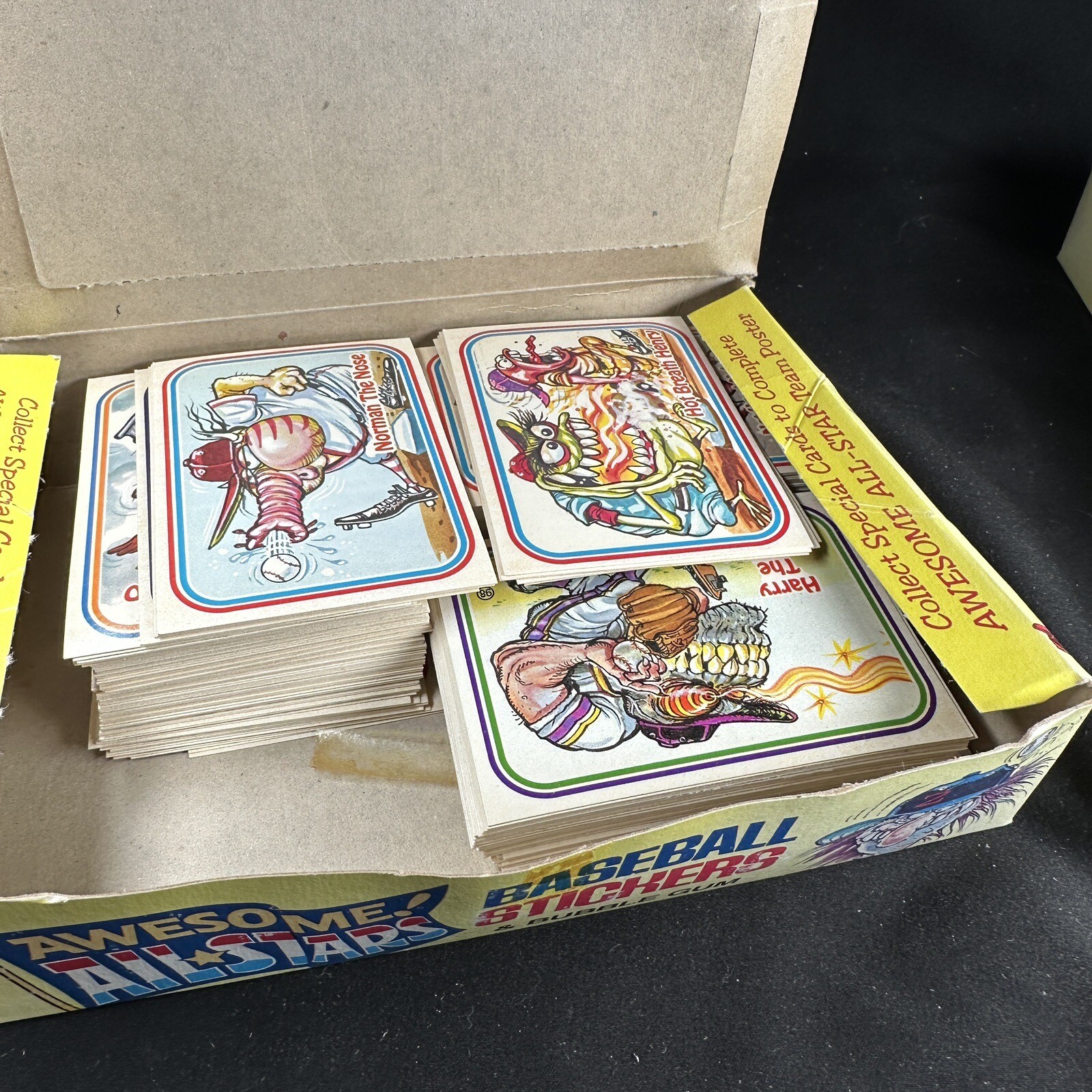 1988 Leaf Trading Cards Awesome! All Stars Baseball Stickers 200 ...
