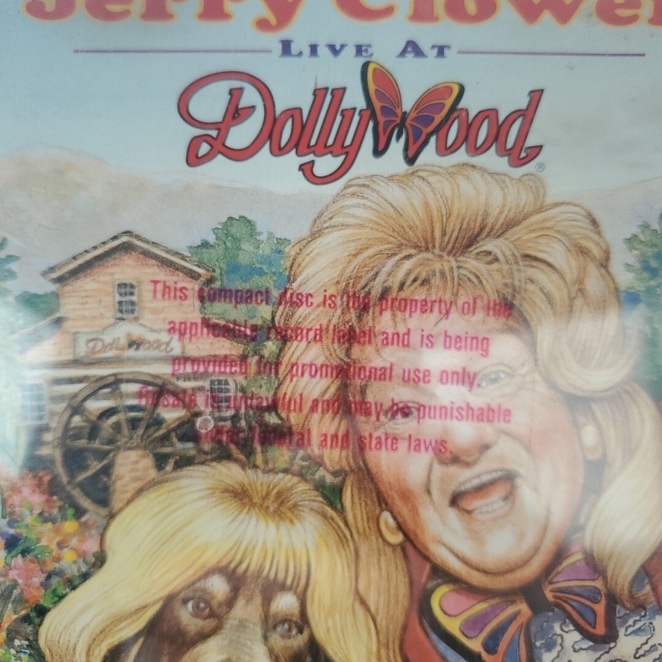 JERRY CLOWER - LIVE AT DOLLYWOOD CD Radio Station Promo 8811147624| eBay