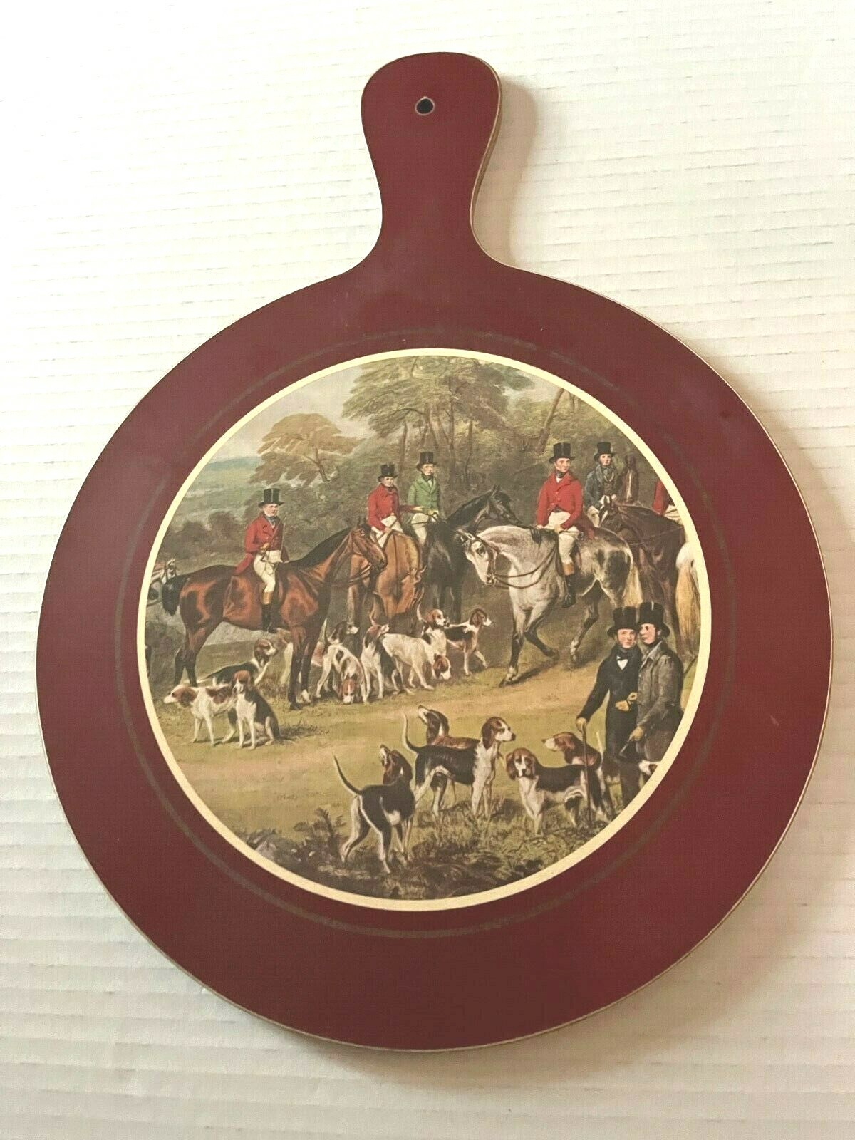 Cloverleaf Melamine Cutting Board 13" x 9 1/2" Hunt Scene 4005, UK | eBay